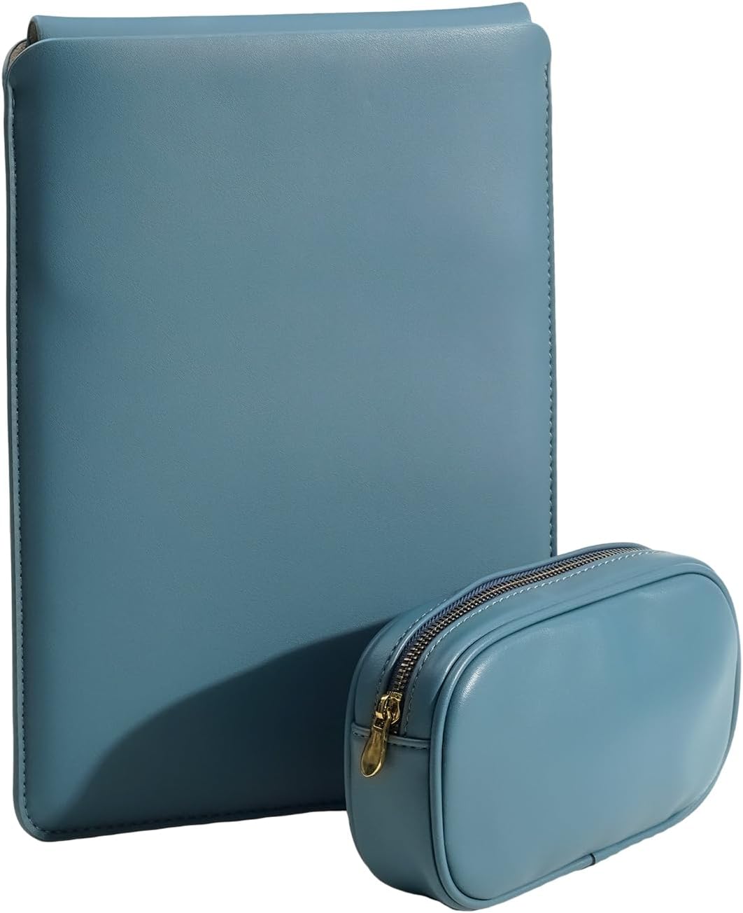 Amazon.com: Yesmornsis PU Leather Padded Laptop Sleeve 16Inch ...