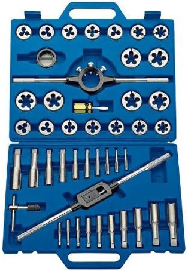 Draper 18523 Metric Tap and Die Set, 42 Pcs , Blue : Amazon.co.uk: DIY ...