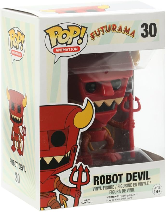 Amazon.com: Funko POP TV: Futurama - Robot Devil Action Figure : Toys ...