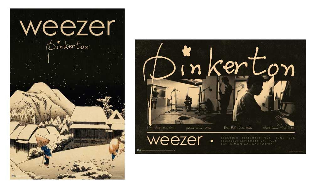 Amazon.com: Weezer Pinkerton - Two Poster Bundle - 36" x 24” and 24” x ...
