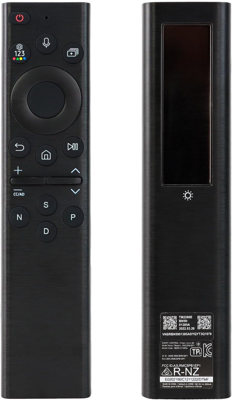 Amazon.com: BN59-01385A Solar Power Voice Remote Control for Samsung ...