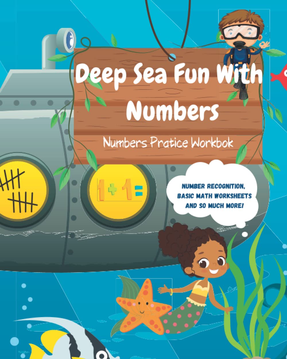 Deep Sea Fun With Numbers Mermaid And Sea Life Handwriting | Desertcart ...