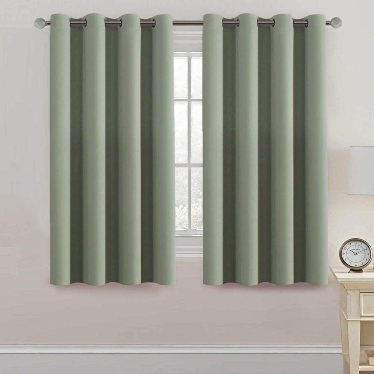 H.VERSAILTEX Light Blocking Curtain for Bedroom/Living Room, Energy ...