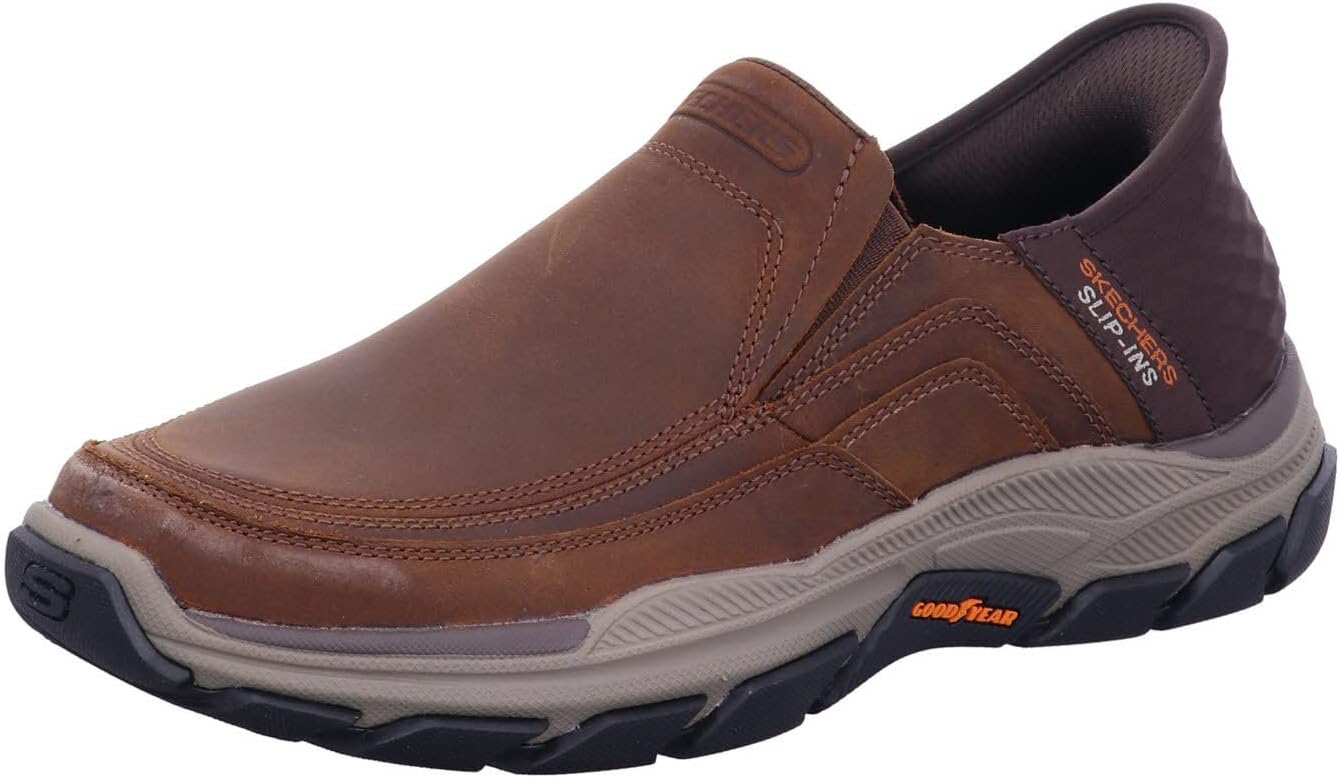 Brandclub Skechers Men s Respected Elgin Slip On CDB Crazy Horse