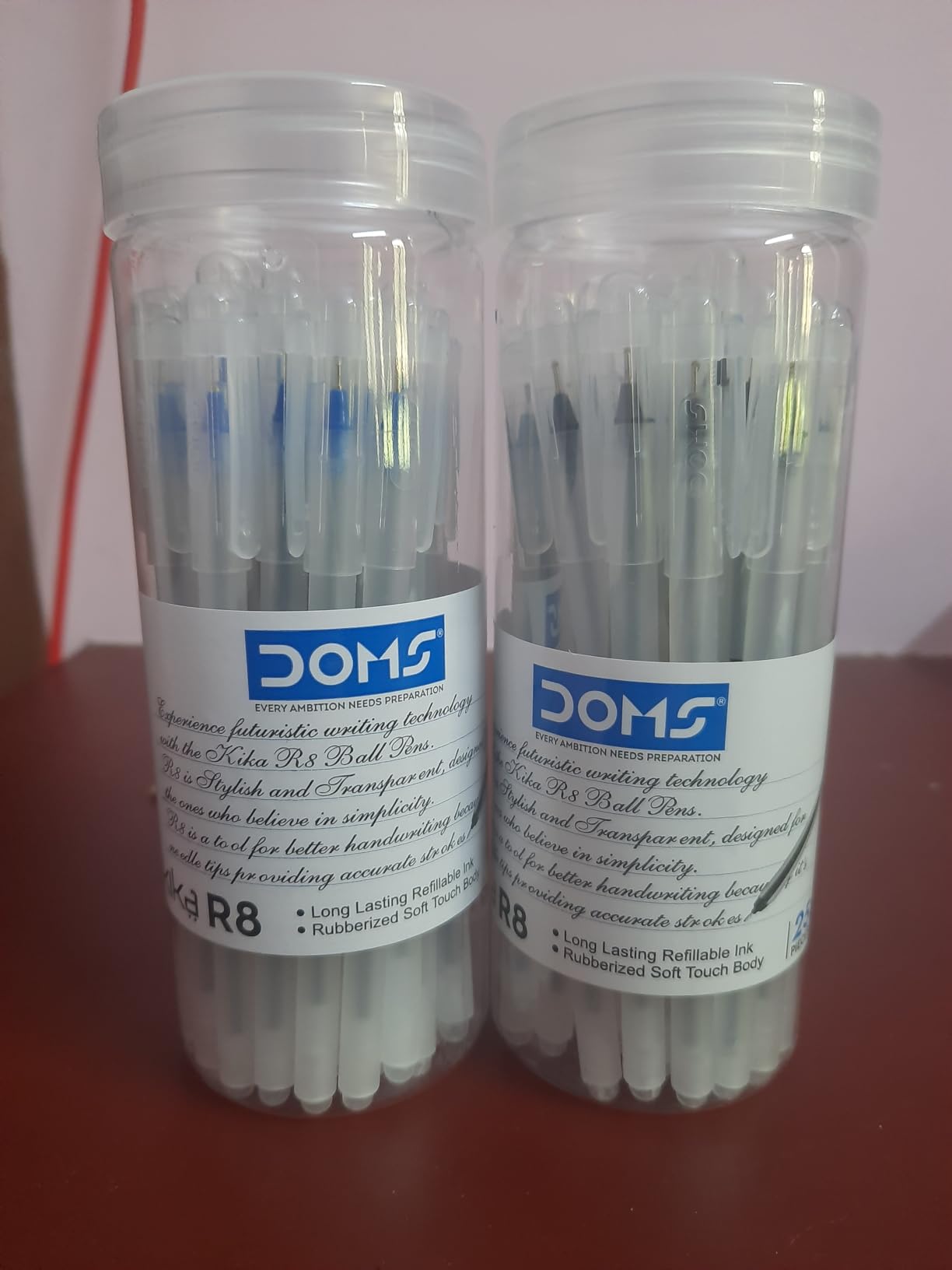 Kika R8 Blue Black Pen 50 Pcs : Amazon.in: Office Products