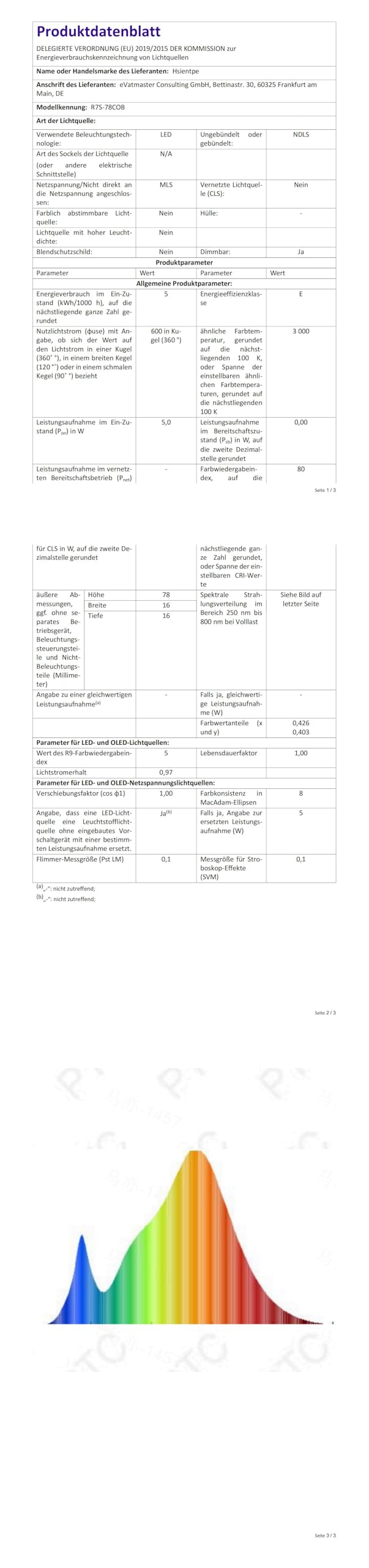 OSRAM LED Slim Line schlanke multicolor LED-Lampe mit R7s-Retrofit ...