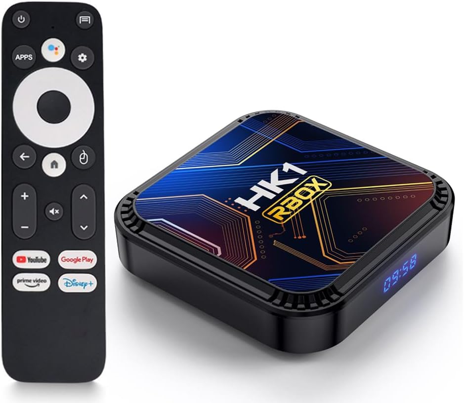 CHROX Android TV Box 13.0,2024 Andoid TV Box HK1 RBOX K8S 4GB RAM 64GB ...