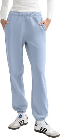 Amazon.com: PUMIEY Women's Sweatpants High Waisted Baggy Sweat Pants ...