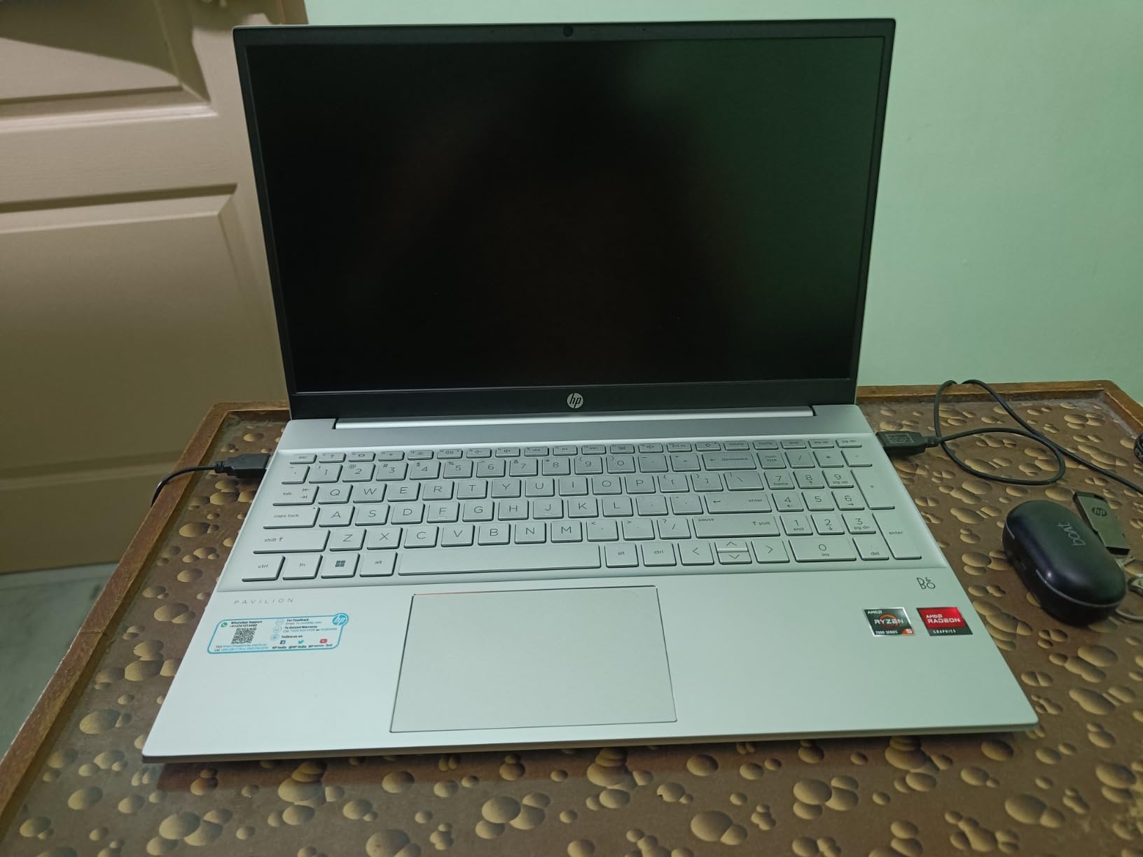 HP Pavilion 15, AMD Ryzen 5 7530U, 15.6-inch (39.6 cm), FHD, 8GB DDR4 ...