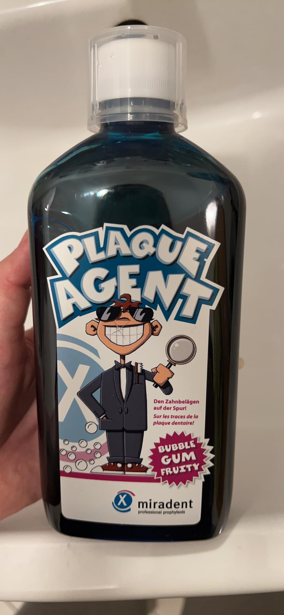 miradent Plaque Agent® Zahnspüllösung 500 ml | zur Plaquekontrolle für ...