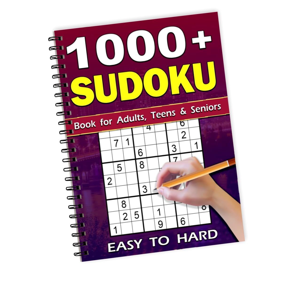 1000+ BIG Sudoku Puzzle Book for Adults: Sudoku Book for Adults, Teens ...