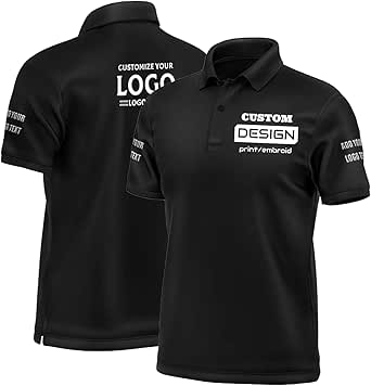 Amazon.com: Custom Shirts, Custom Polo, Custom Polo Shirts for Men ...