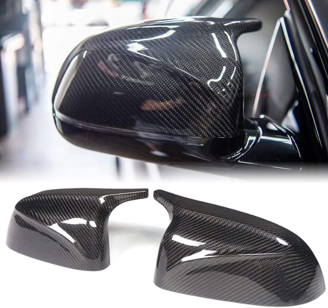 Amazon.com: GaofeiLTF Carbon Fiber Mirror Caps Covers Fits for BMW X3 ...