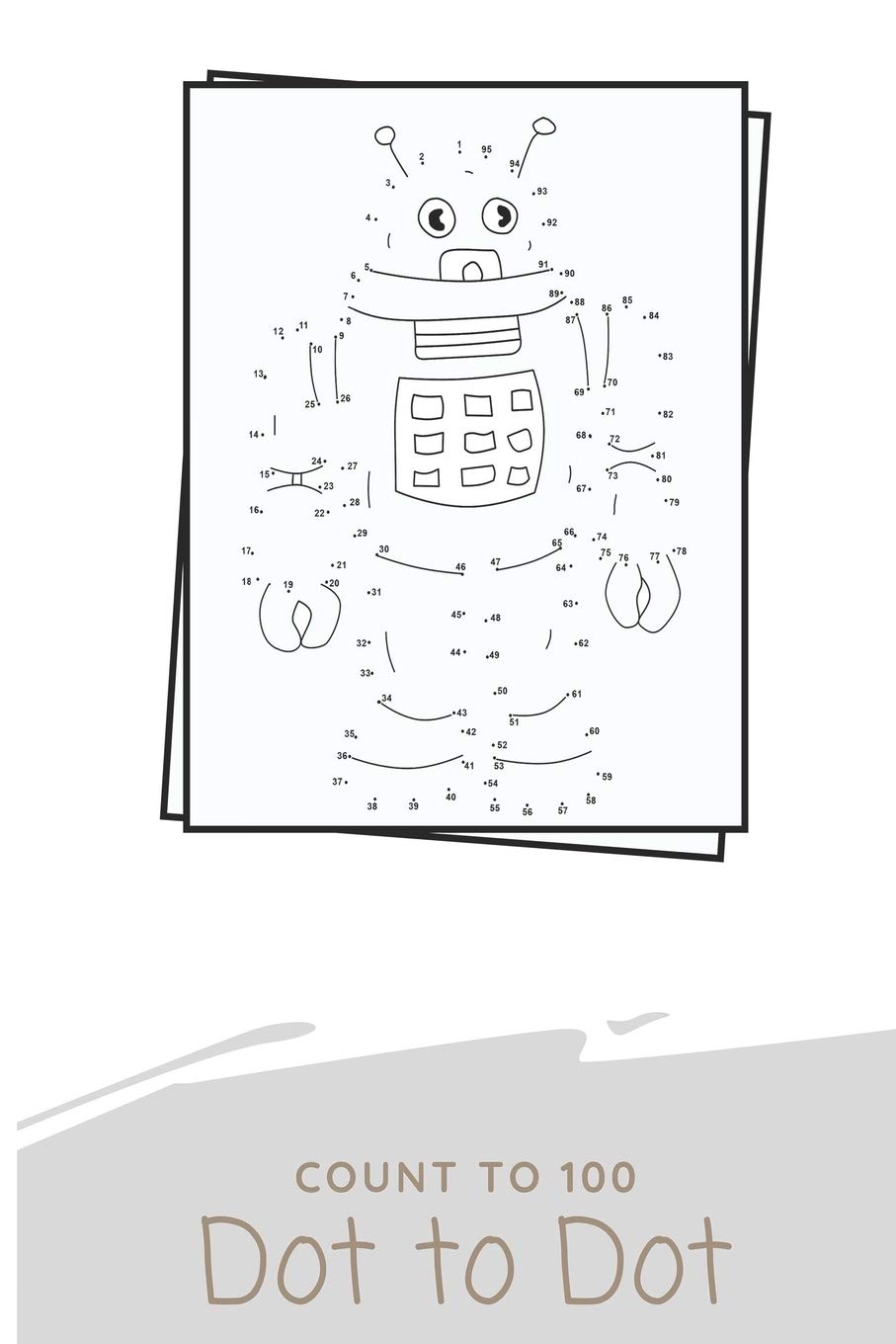 Buy Dot To Dot Count to 100: Animals dot to dot, dot to dot alphabet ...