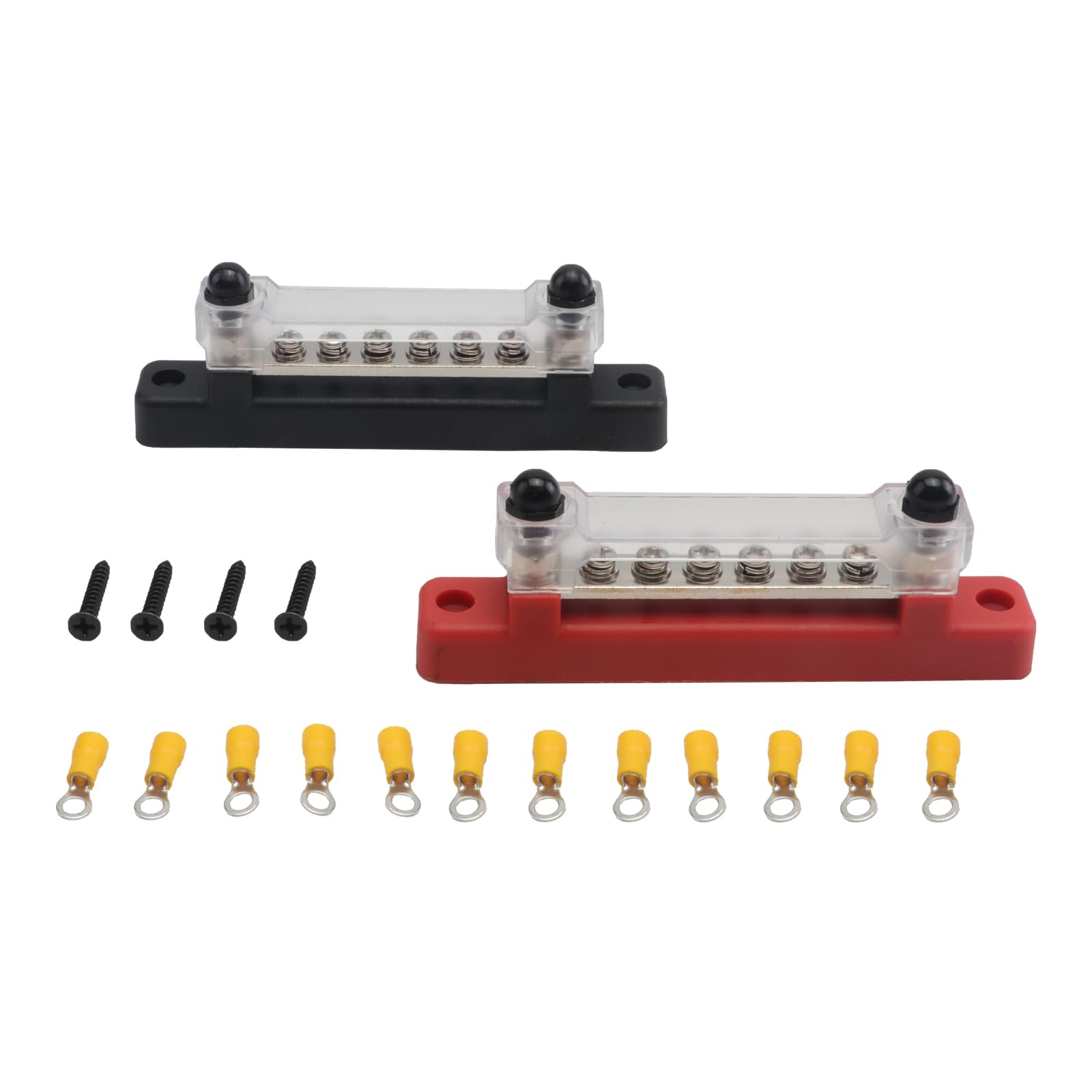 Amazon.com: RAJBMT 12 Terminals Bus Bar, Ampper 5.3" Nickle Plated ...