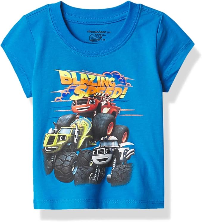 Amazon.com: Blaze and the Monster Machines Boys' Short Sleeve T-Shirt ...