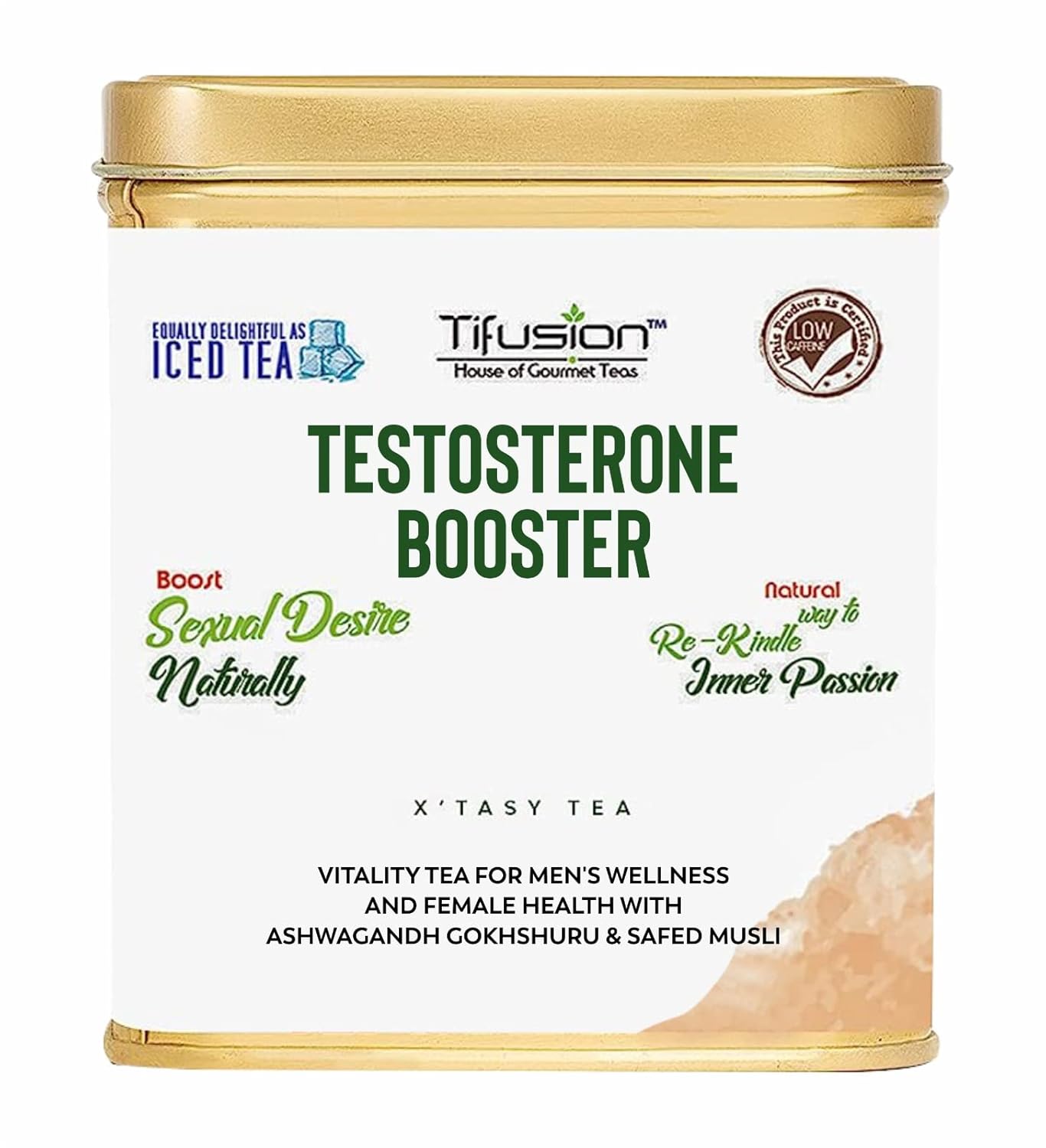 Tifusion Vitality Booster Tea For Men and Women Health With Gokhshuru ...