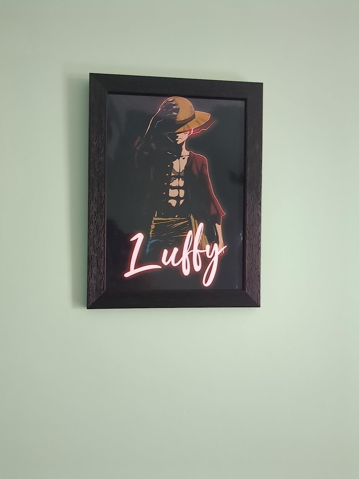 DmcreativityCraft Luffy Poster One Piece Anime Posters for Wall Framed ...