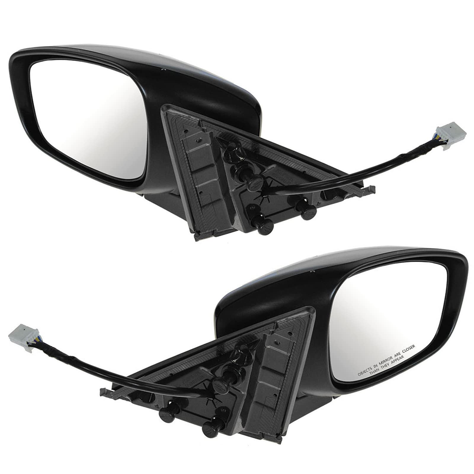 Mirror Power Heated Driver Passenger Pair for 08-13 Infiniti G37 G37X Coupe