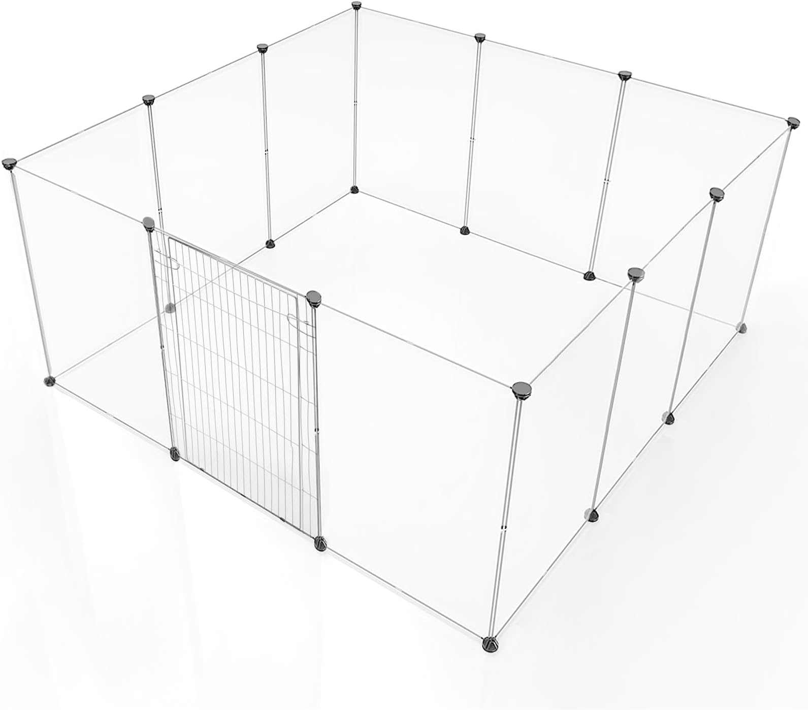 BRIAN & DANY Pet Playpen, Portable Small Animals Playpen with Barred ...