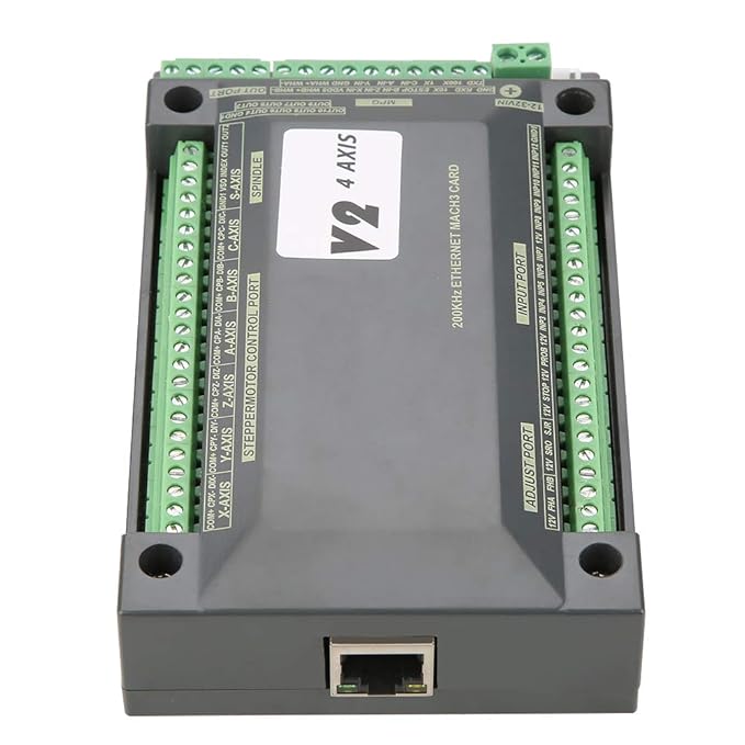 Ethernet Interface NVEM CNC Controller Motion Control Card 10 Output Interfaces for Portrait CNC ...