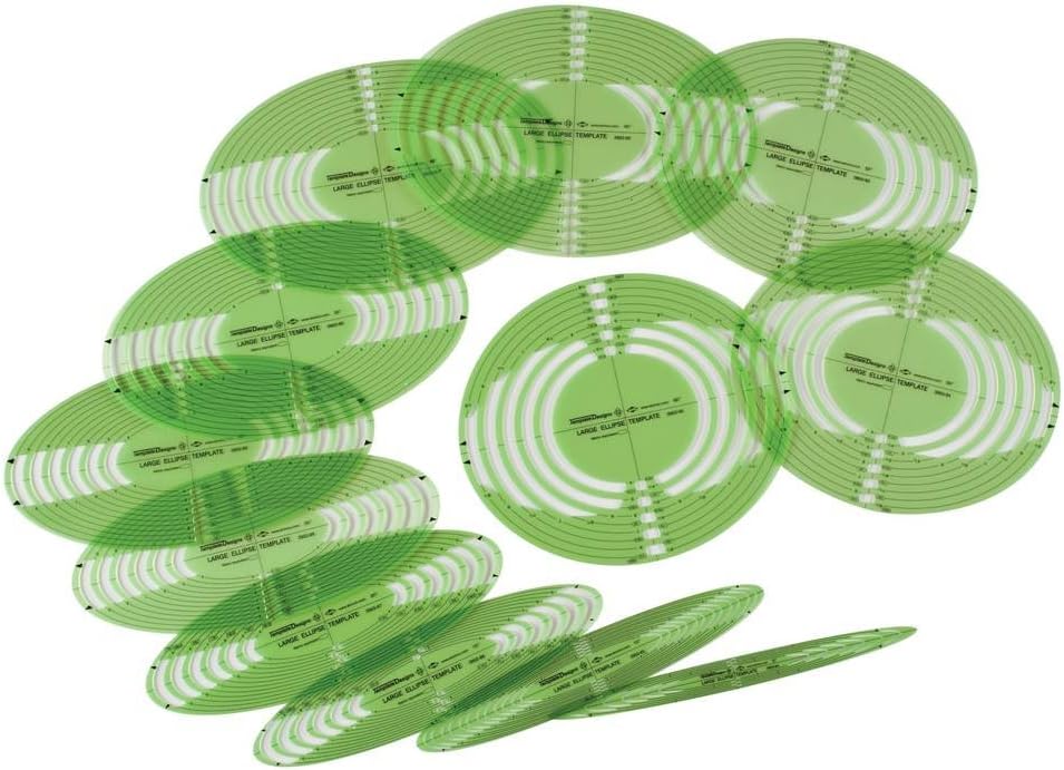 Amazon.com: Series Ellipse Template Set