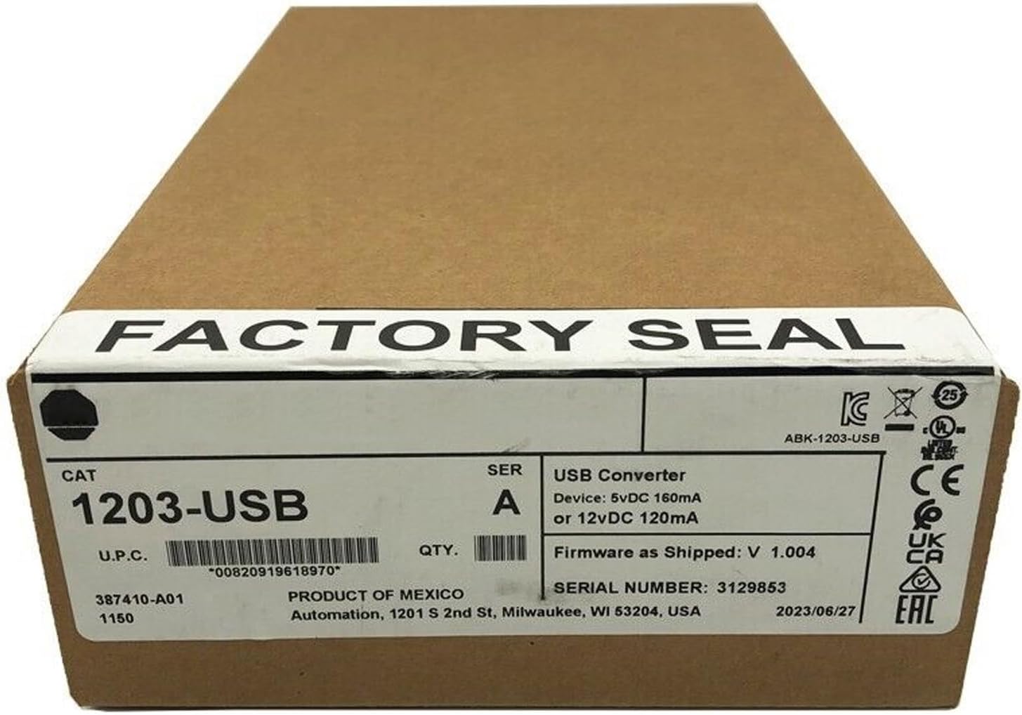 Amazon.com: LRILLMAING 1203-USB 1203USB Sealed in Box with Warranty ...