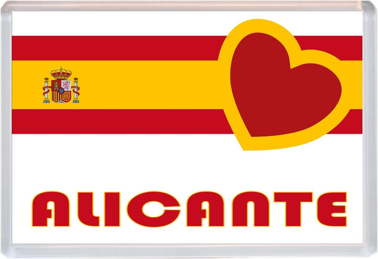 Amazon.com: Alicante - Spain - Europe - Spanish Flag- Jumbo Fridge ...