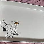 Amazon.com: Lenox 897686 Chef Snoopy Rectangular Baker: Home & Kitchen