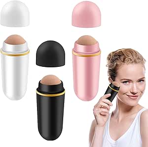 3Pcs Reusable Oil Absorbing Roller Portable Face Sweat Blocker for ...
