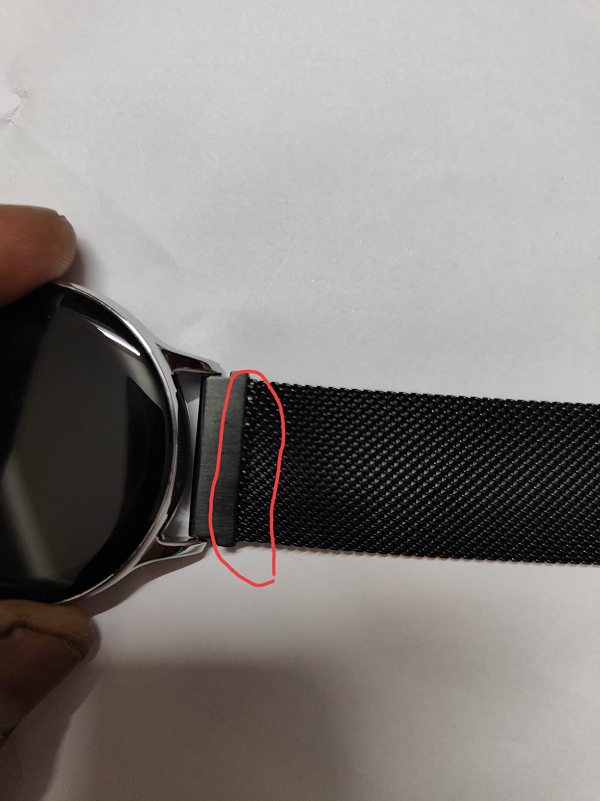 AONES 22mm Magnetic Loop Watch Strap Compatible for Fire-Boltt Phoenix ...