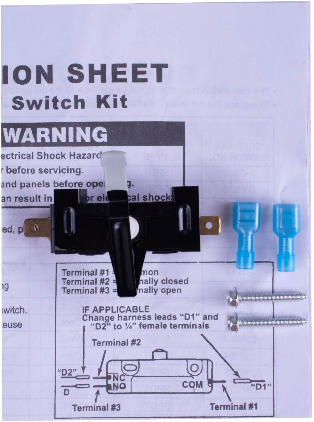 Amazon.com: Bestparts Door Switch Replacement for 279347 W10820036 ...
