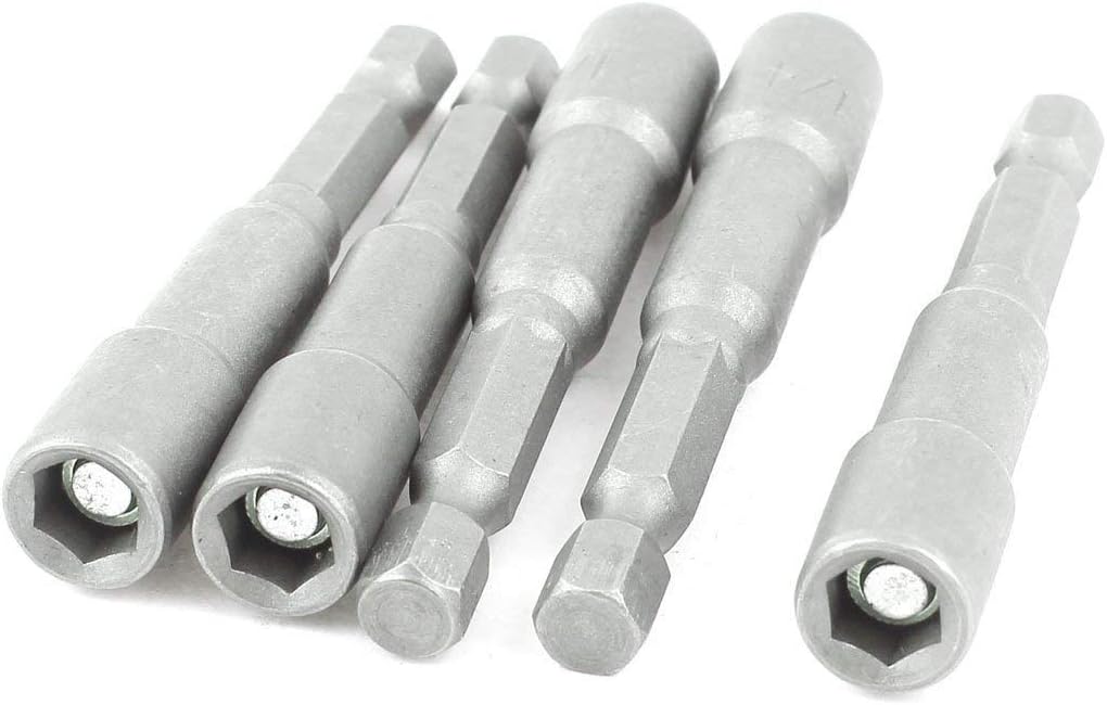 Amazon.com: URBEST Adjustable Wrenches, Magnetic Hex Driver Bit, 6.35mm ...