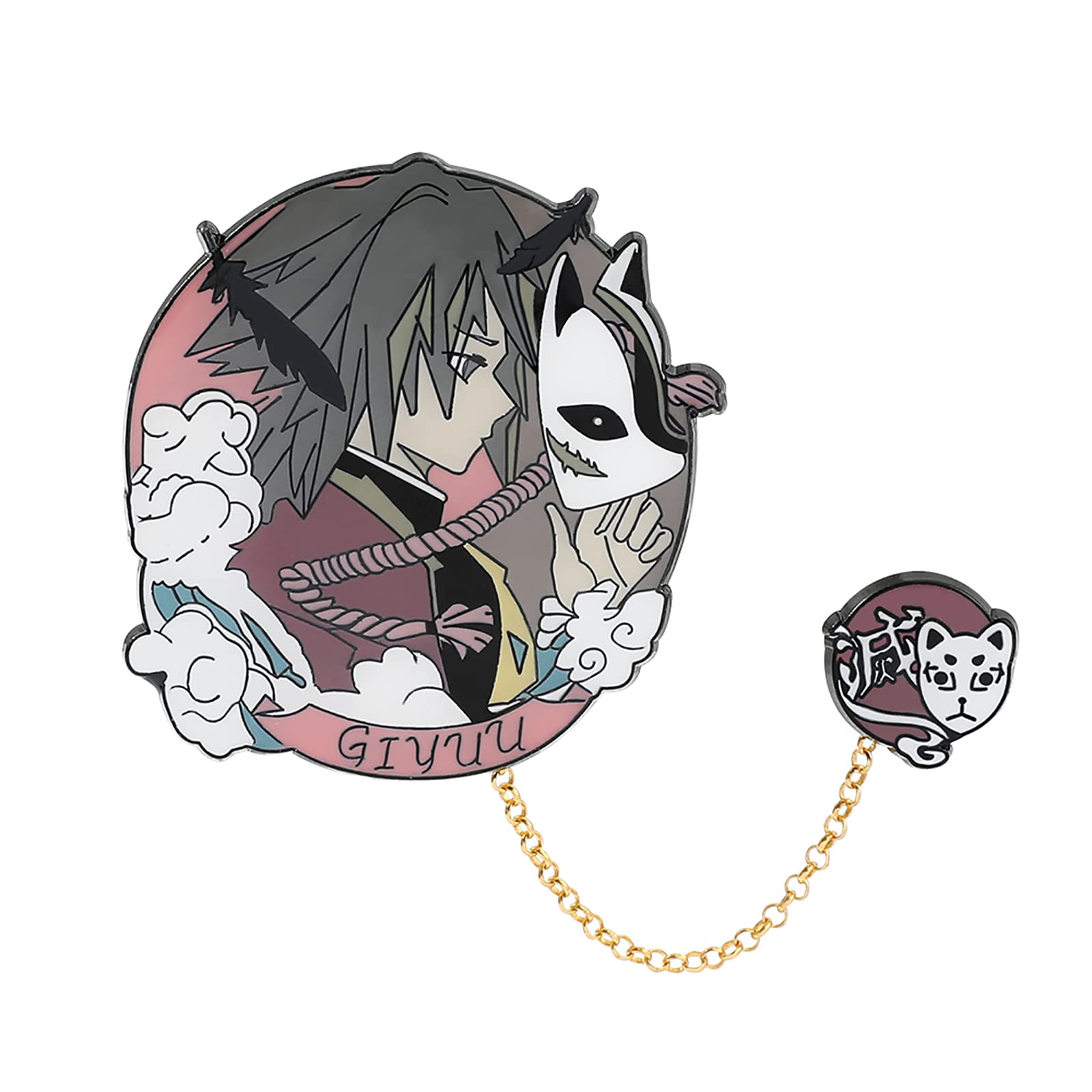 Buy Anime Demon Slayer Brooch Pin - Kimetsu no Yaiba Tanjiro Nezuko ...