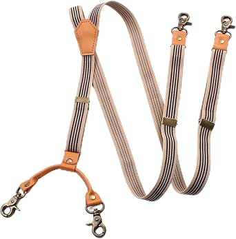 Gerrit 2cm Jeans Hook Strap Clip 4 Clip Adult Suspenders Strap ...
