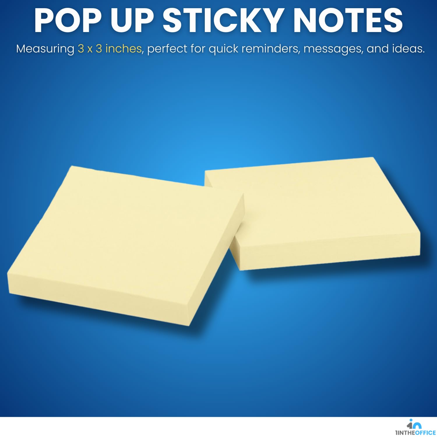 Snapklik.com : Sticky Notes 3x3, Yellow Sticky Notes, Self-Stick Note ...