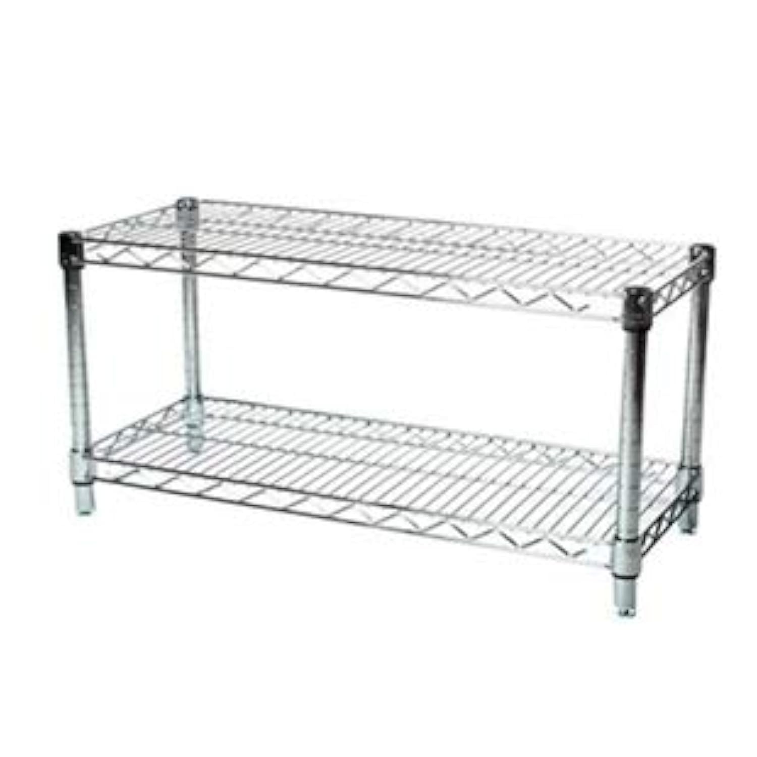 Amazon.com: Shelving Inc. 12" d x 30" w Chrome Wire Shelving with 2 ...