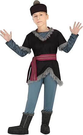 Amazon.com: MORROWIND Kids 5 Pieces Medieval Costume Brown Tunic Top ...