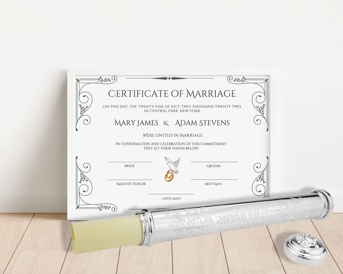Wedding certificate holder 60 photos - Astyledwedding.com