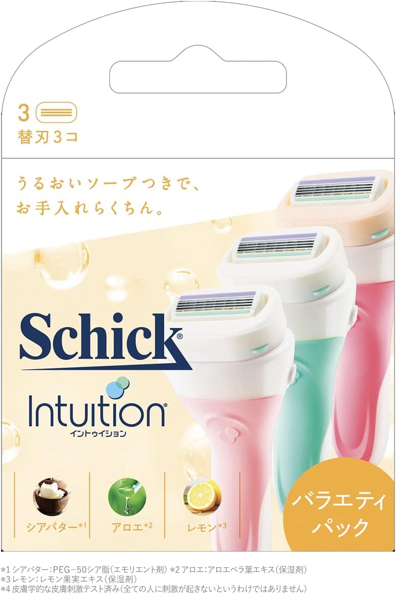Amazon.co.jp: シック Schick イントゥイション バラエティパック 替刃(3コ入) : ビューティー