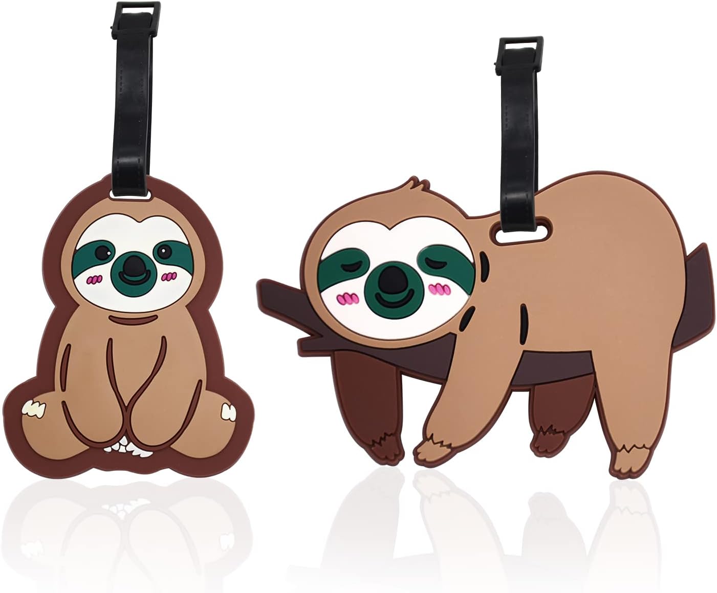 2 Pack Cute Luggage Tags for Suitcases, Essential Luggage Labels for ...