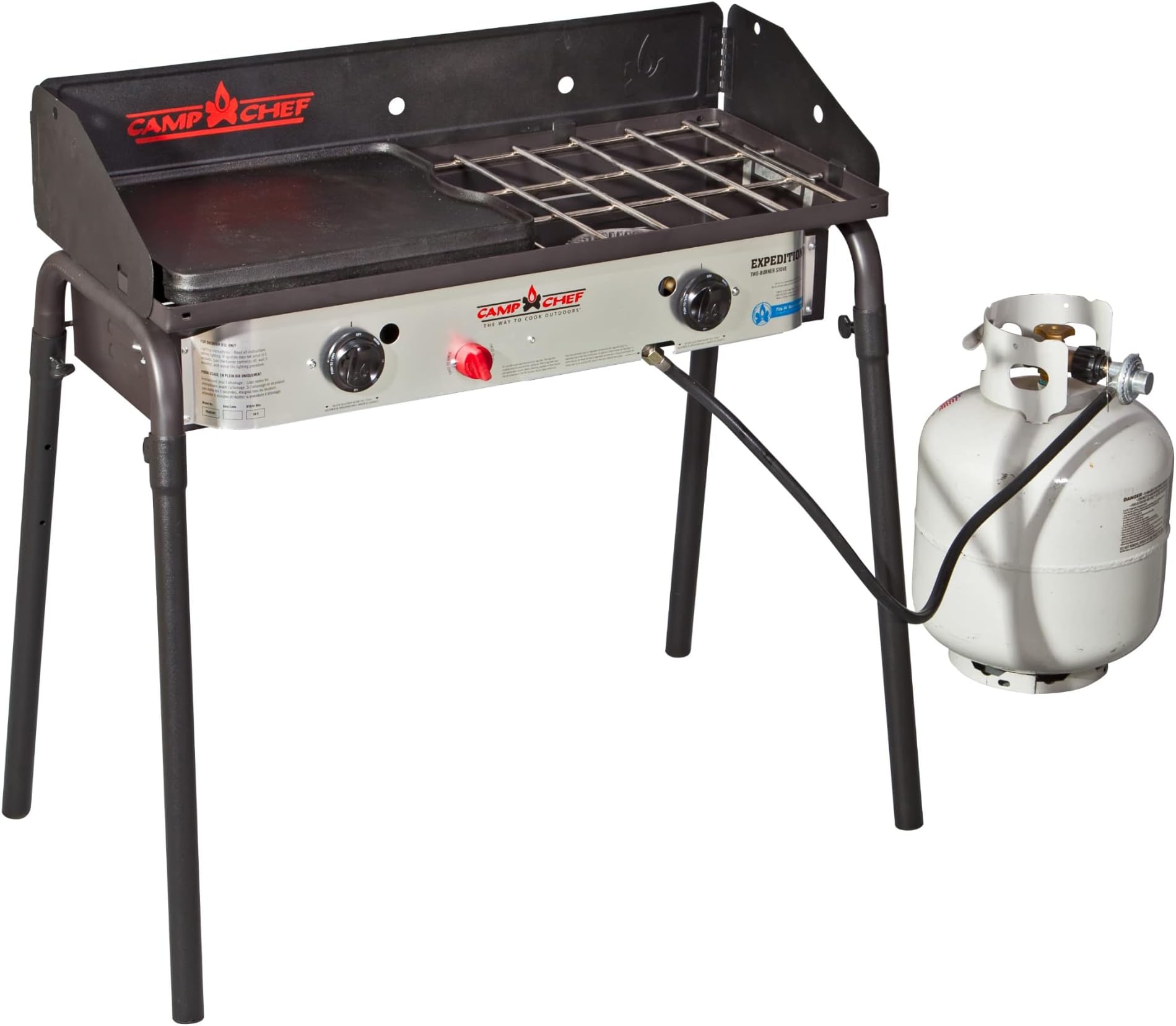 Amazon.com: Camp Chef Expedition Two-Burner Stove - Portable Camping ...