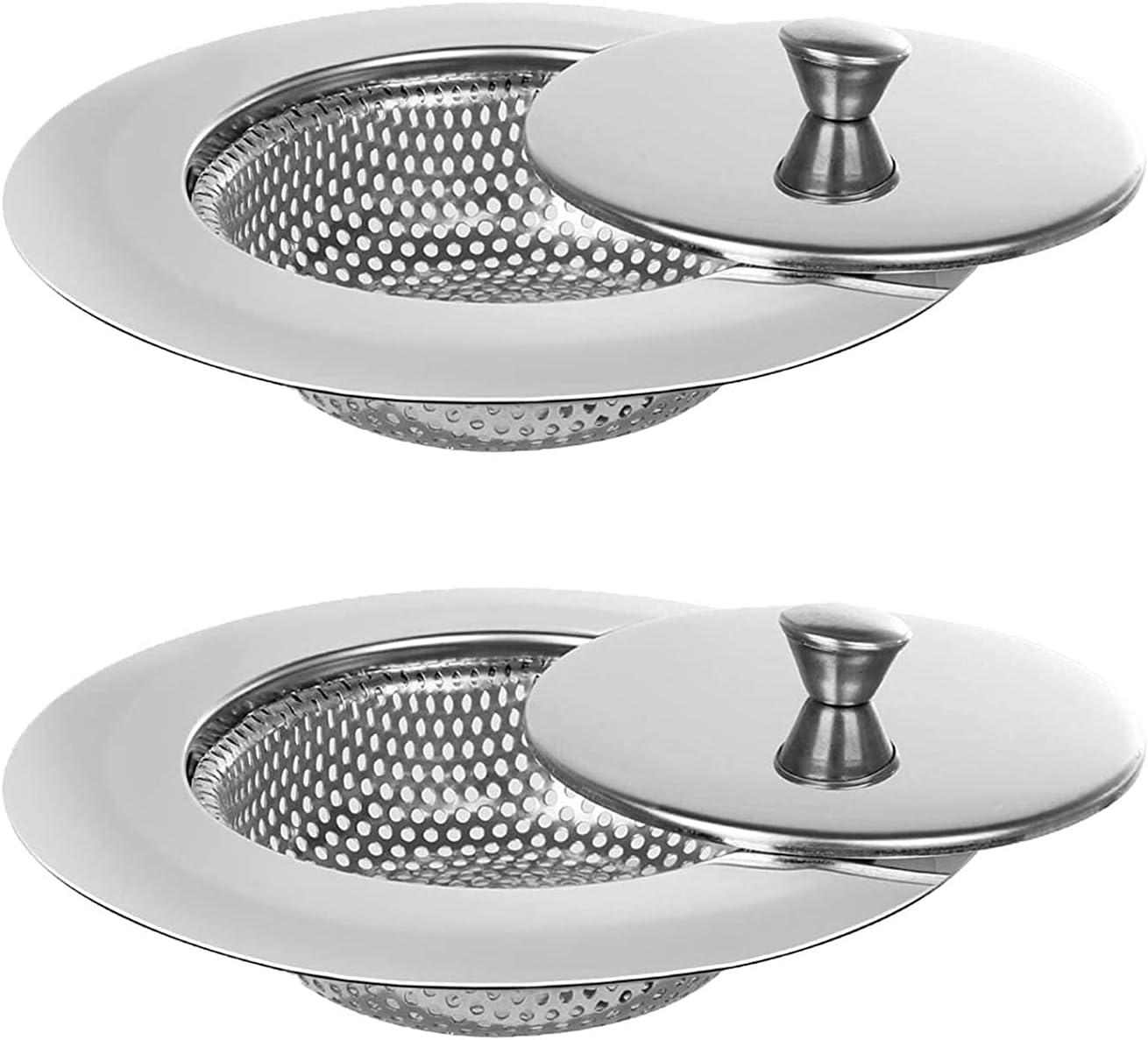 Kitchen Sink Strainer, Large Diameter Stainless Steel Sink Drain Plug ...