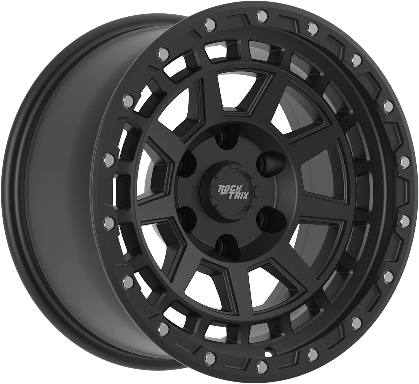 Amazon.com: RockTrix RT114 17 inch Wheel Compatible with Jeep Wrangler ...