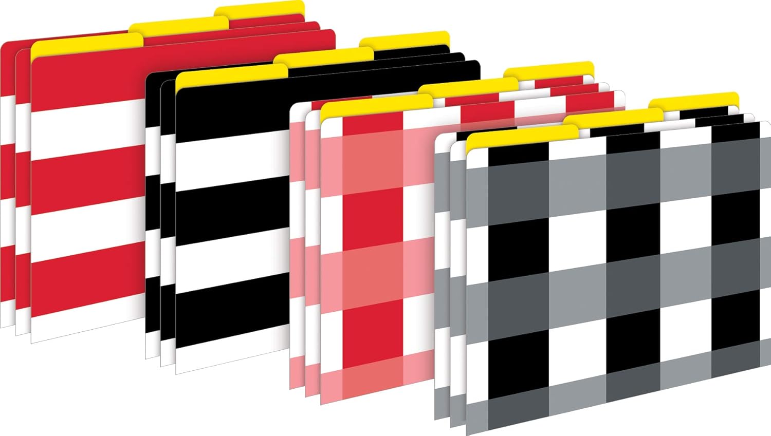 Amazon.com : Barker Creek Designer File Folders Set of 12, Buffalo ...