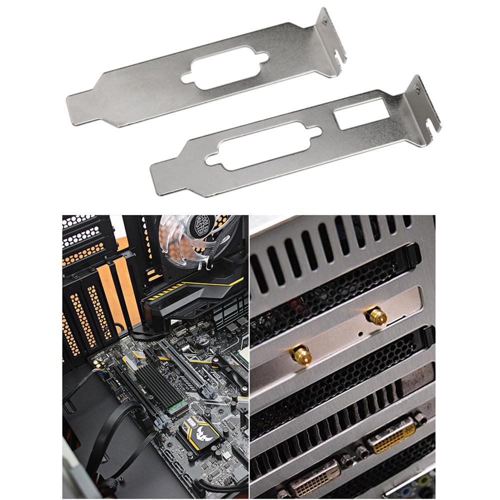 Slim PC Case Video Card Bracket Low Profile GPU Brackets – 4 Pack (HDMI ...