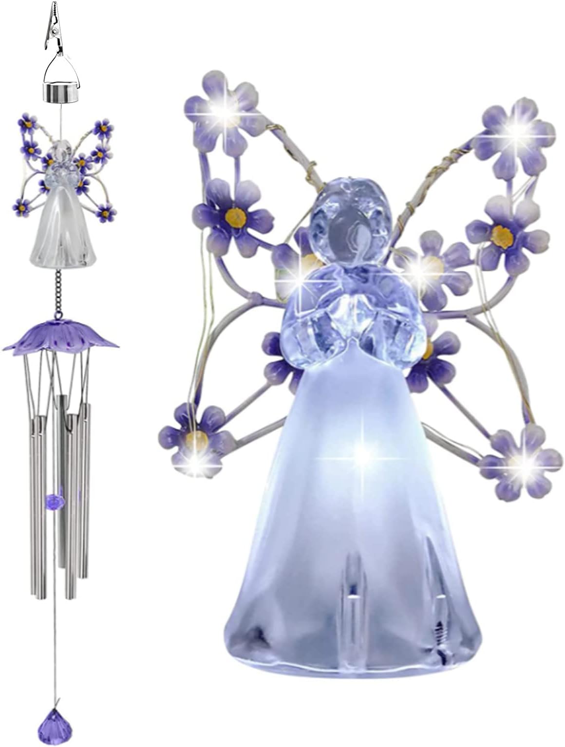 Amazon.com : Carson Home Accents CHA63156 Pewterworks Angel Crystal ...