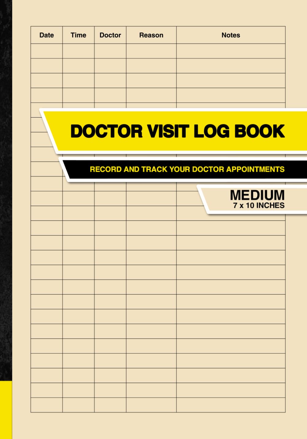 Doctor Visit Log Book: Record and Track Your Doctor Appointments ...