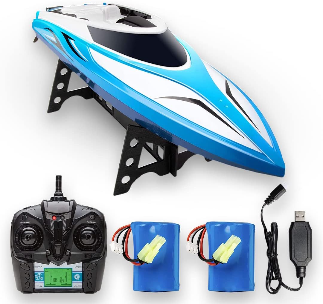 Amazon.com: Force1 Velocity H102 RC Boat- Complete RC Boat Bundle: High ...