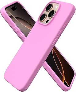 Amazon.com: ORNARTO Compatible with iPhone 16 Pro Case 6.3", Slim Liquid Silicone 3 Layers Soft ...